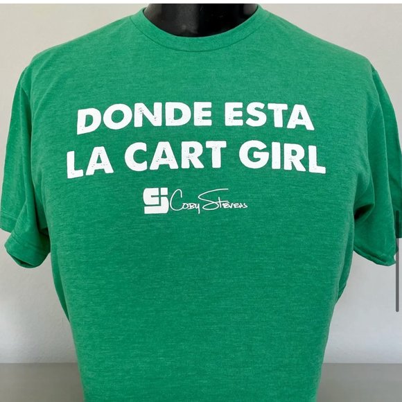 Coby Stevens | Shirts | Cs Donde Esta La Cart Girl | Poshmark